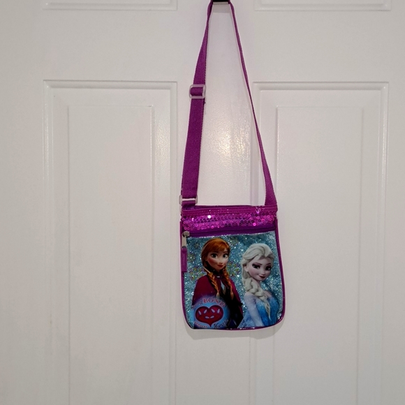 Disney | Accessories | Disney Frozen Elsa Ana Blingglitter Cross Body ...